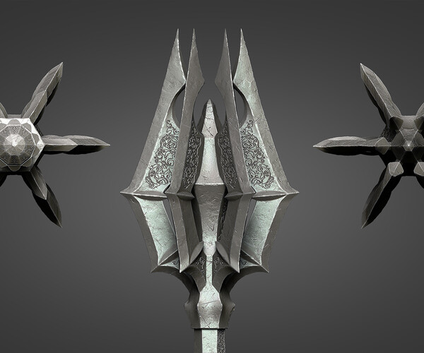 ArtStation - Mace of Sauron - Lord of the Rings | Game Assets
