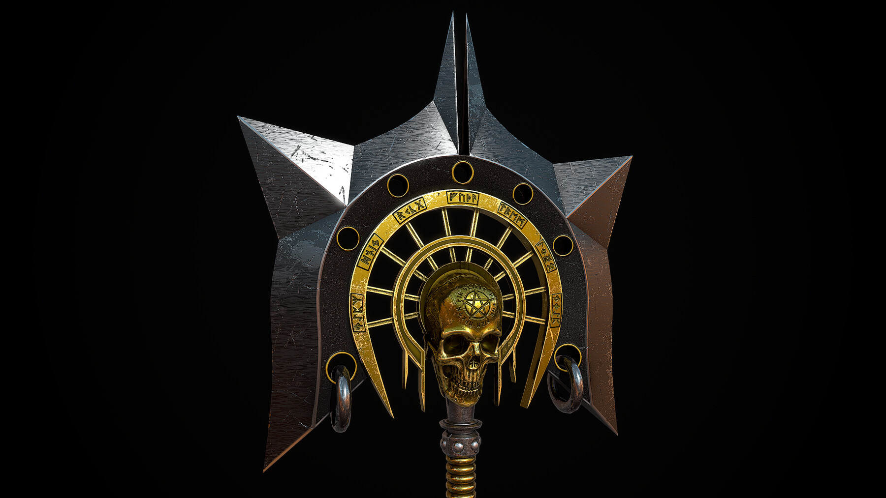 ArtStation - Cursed Battle Axe | Game Assets