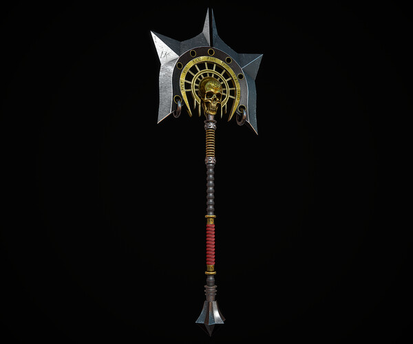 ArtStation - Cursed Battle Axe | Game Assets
