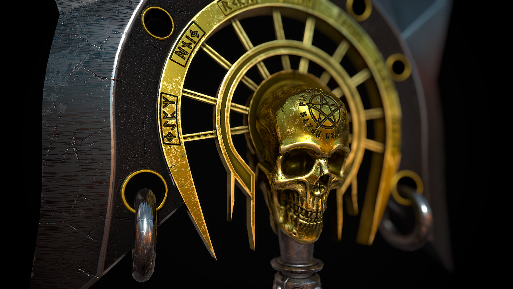 ArtStation - Cursed Battle Axe | Game Assets