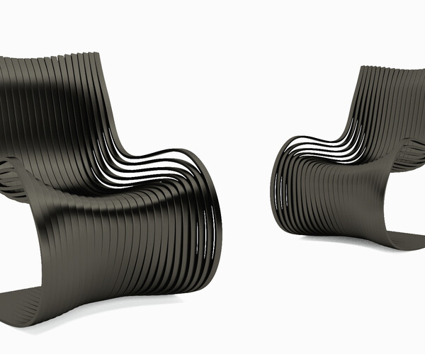 ArtStation - Modern pipo chair. Modern furniture | Resources