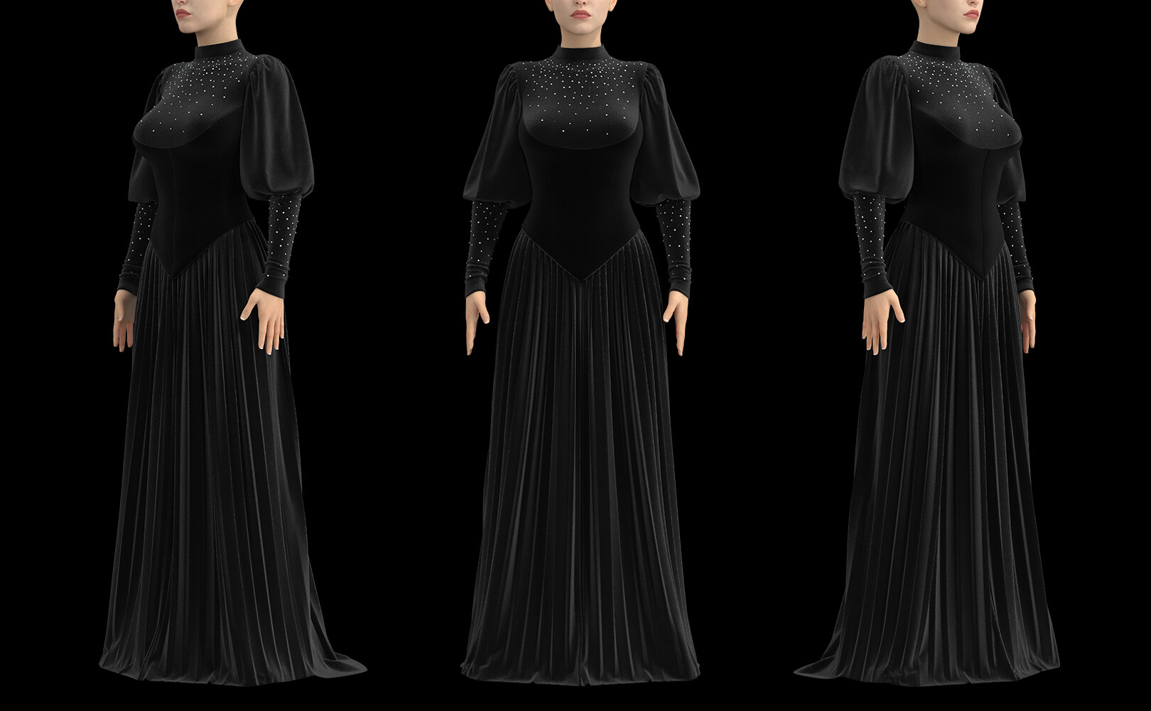 ArtStation - Evening Dress for Daz Studio Genesis 8 Female Avatar ...