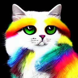 ArtStation - Rainbow Cat 6500 png | Artworks