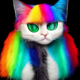 ArtStation - Rainbow Cat 6500 png | Artworks