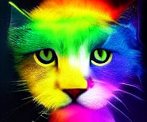 ArtStation - Rainbow Cat 6500 png | Artworks