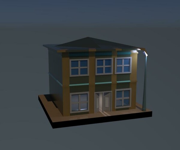 ArtStation - 3D HOUSE MODEL | Game Assets