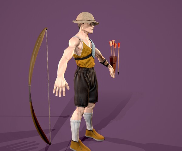 ArtStation - Archer | Game Assets