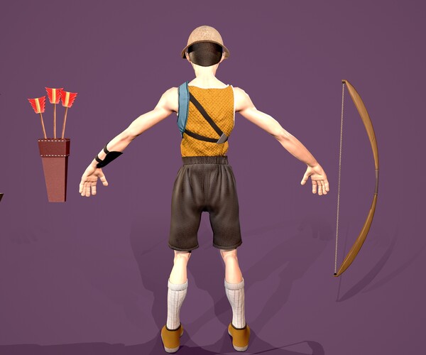 ArtStation - Archer | Game Assets