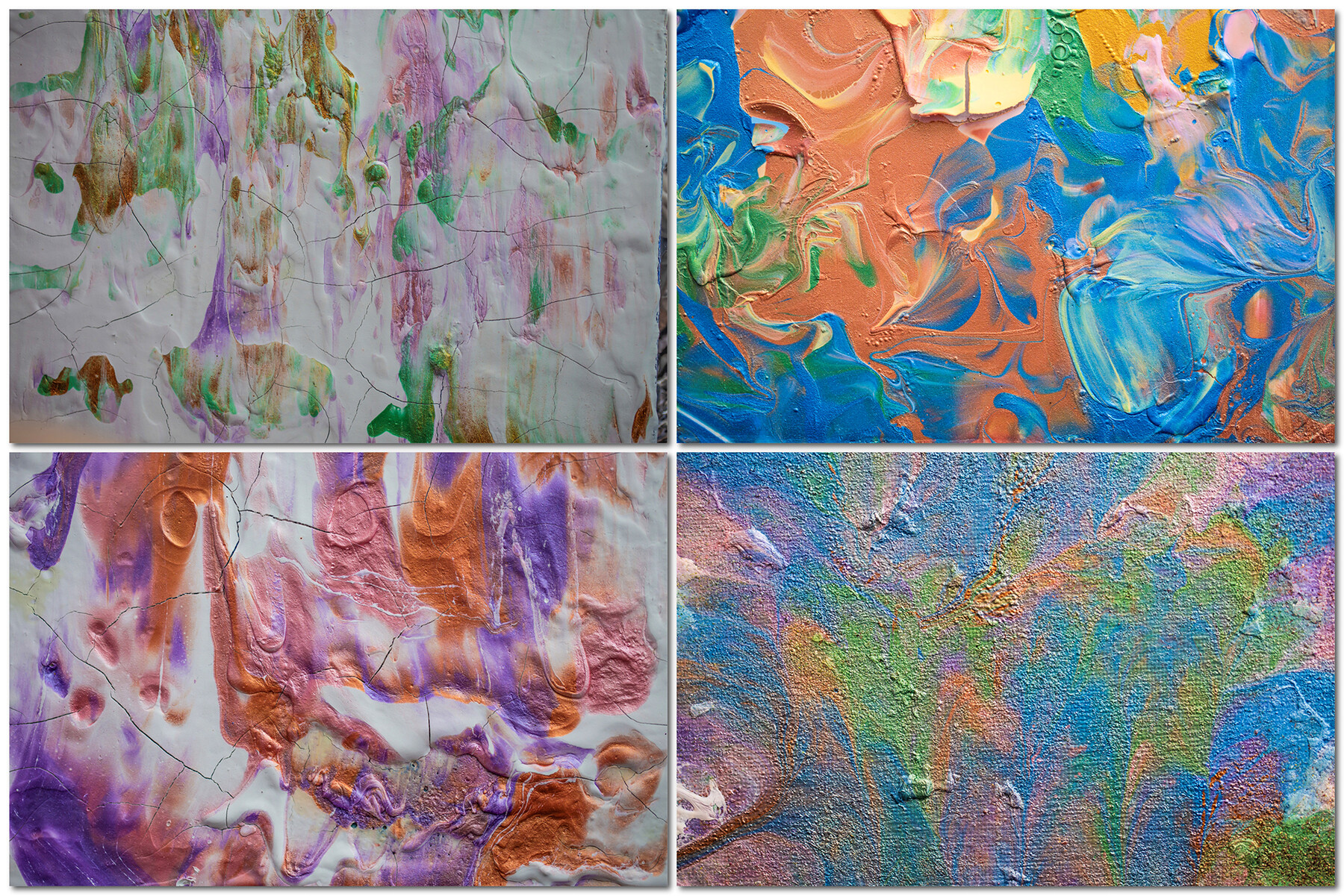 ArtStation - 50 Acrylic Painting Textures, Handmade backgrounds ...