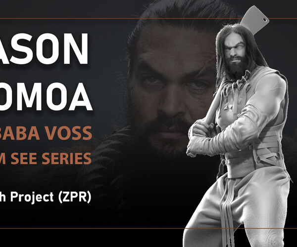 ArtStation - JASON MOMOA IN ROLE OF BABA VOSS FROM SEE SERIES | Game Assets