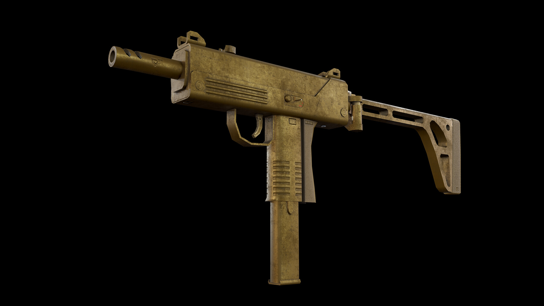 ArtStation - Submachine gun | Game Assets