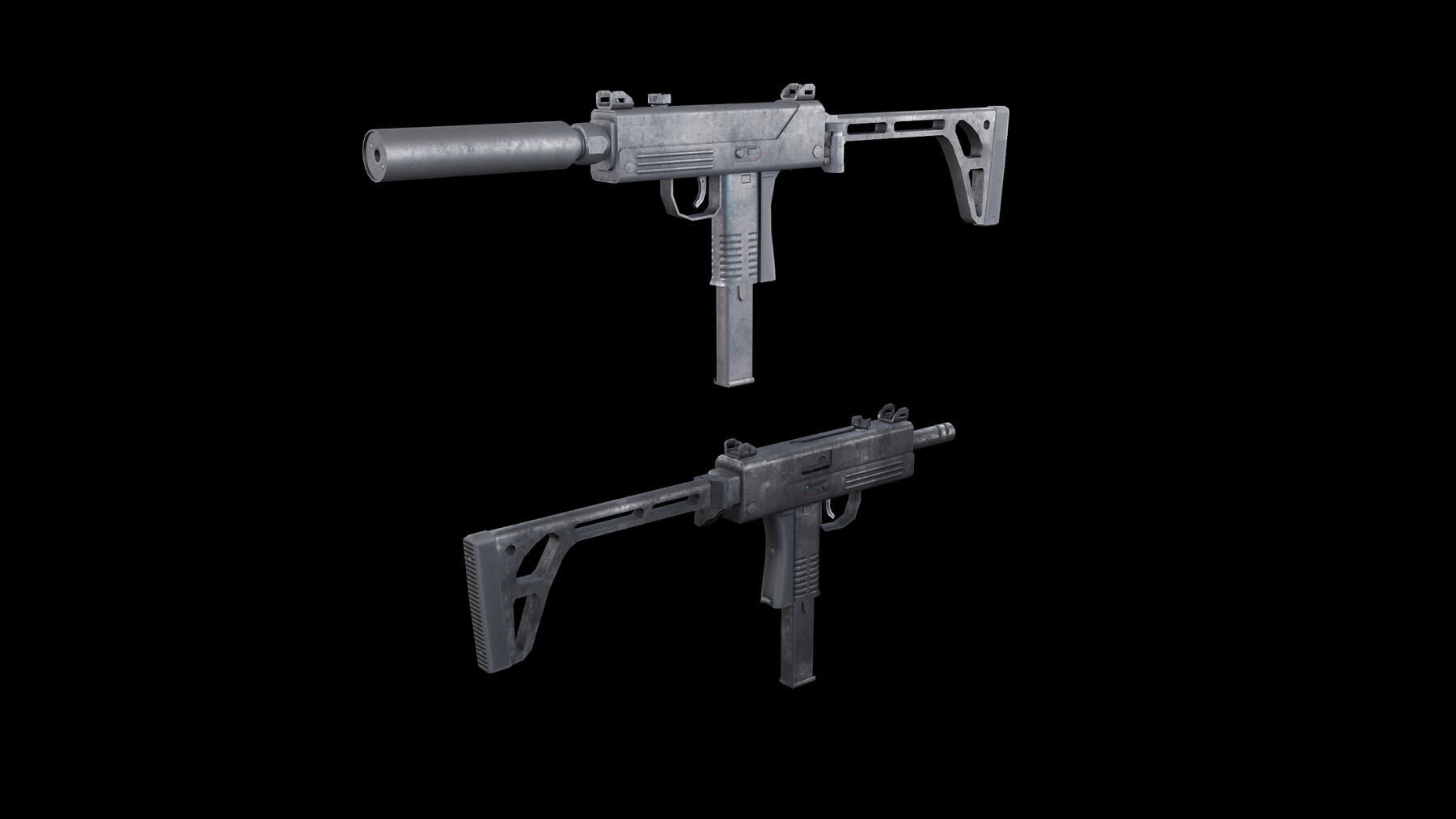 ArtStation - Submachine gun | Game Assets
