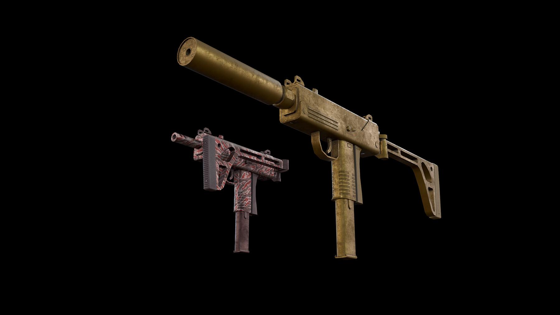 ArtStation - Submachine gun | Game Assets
