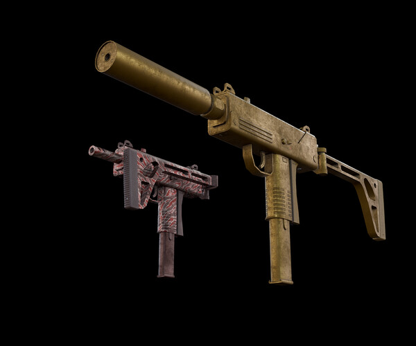 ArtStation - Submachine gun | Game Assets