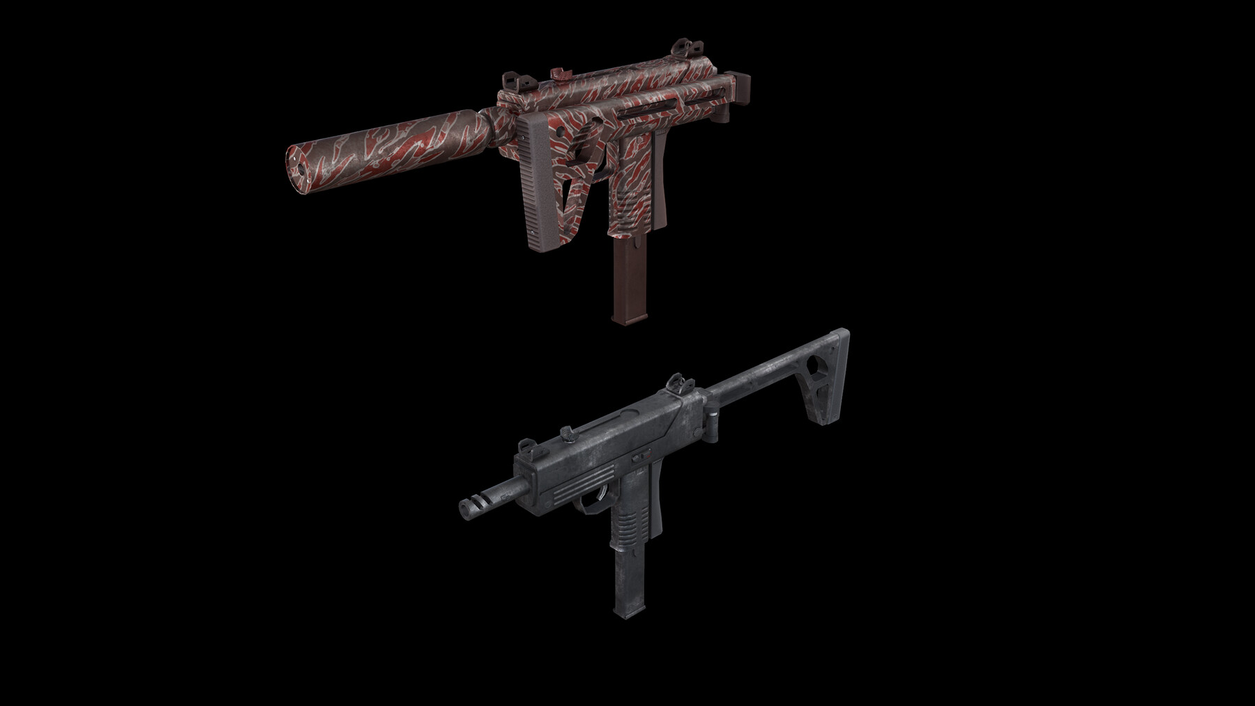 ArtStation - Submachine gun | Game Assets