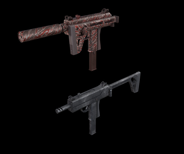 ArtStation - Submachine gun | Game Assets