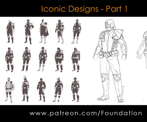 ArtStation - Foundation Art Group - Iconic Designs Part 1 - with ...