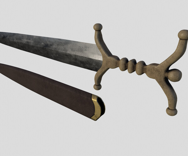 ArtStation - Keltic weapon set low-poly PBR game ready | Game Assets
