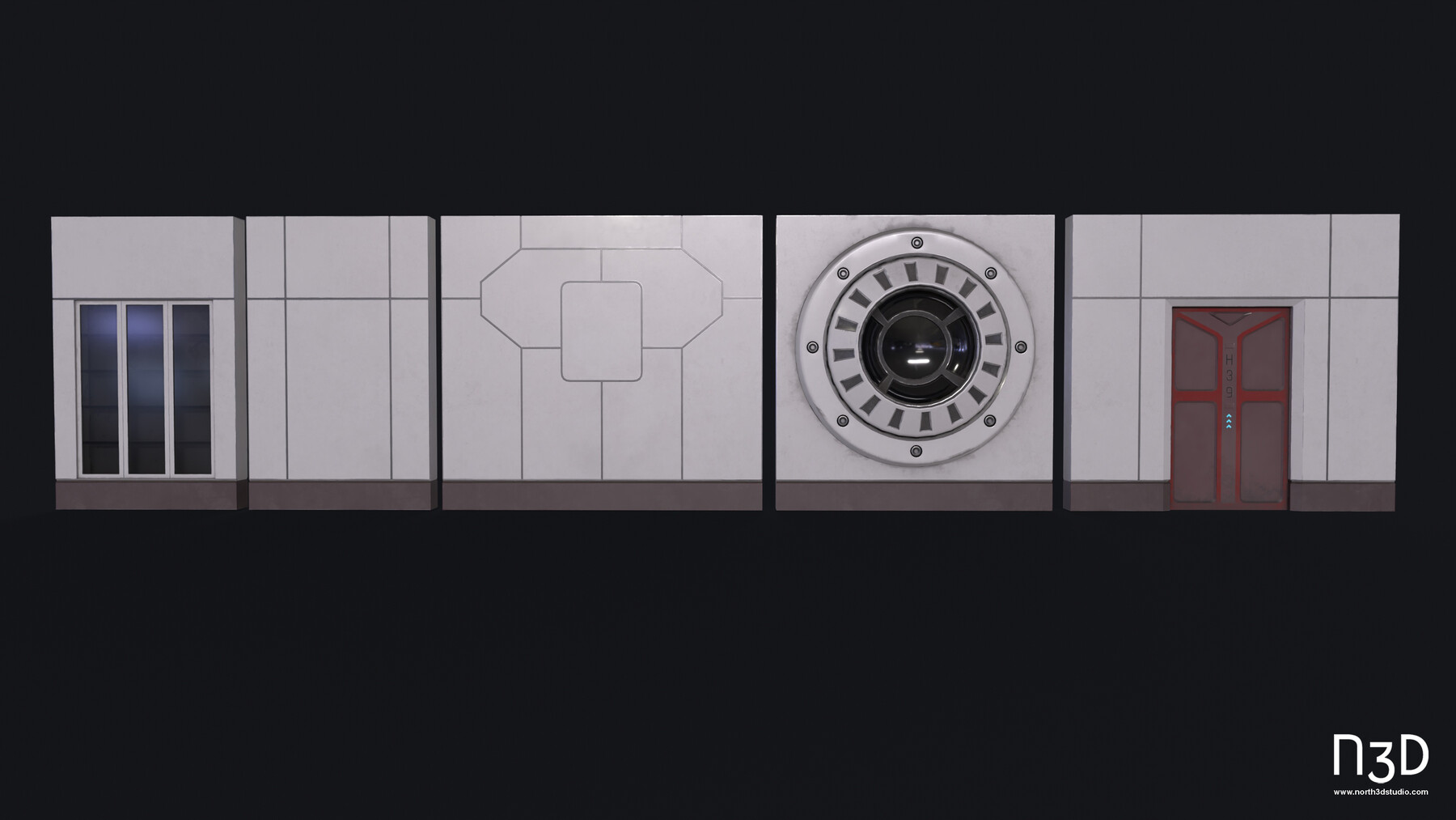 ArtStation - Sci-fi Modular Panels | Game Assets