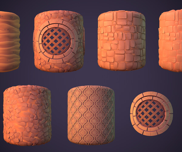 ArtStation - Stylized Desert Materials | Game Assets