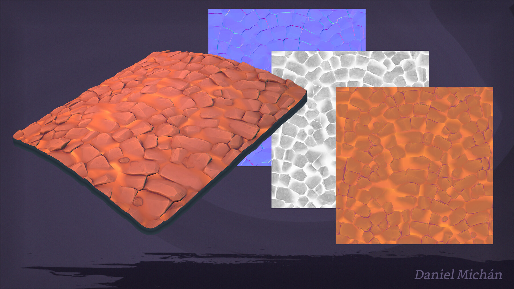 ArtStation - Stylized Desert Materials | Game Assets