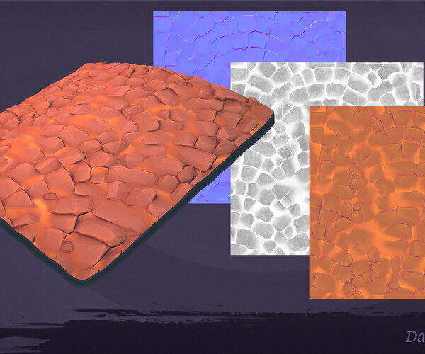 ArtStation - Stylized Desert Materials | Game Assets