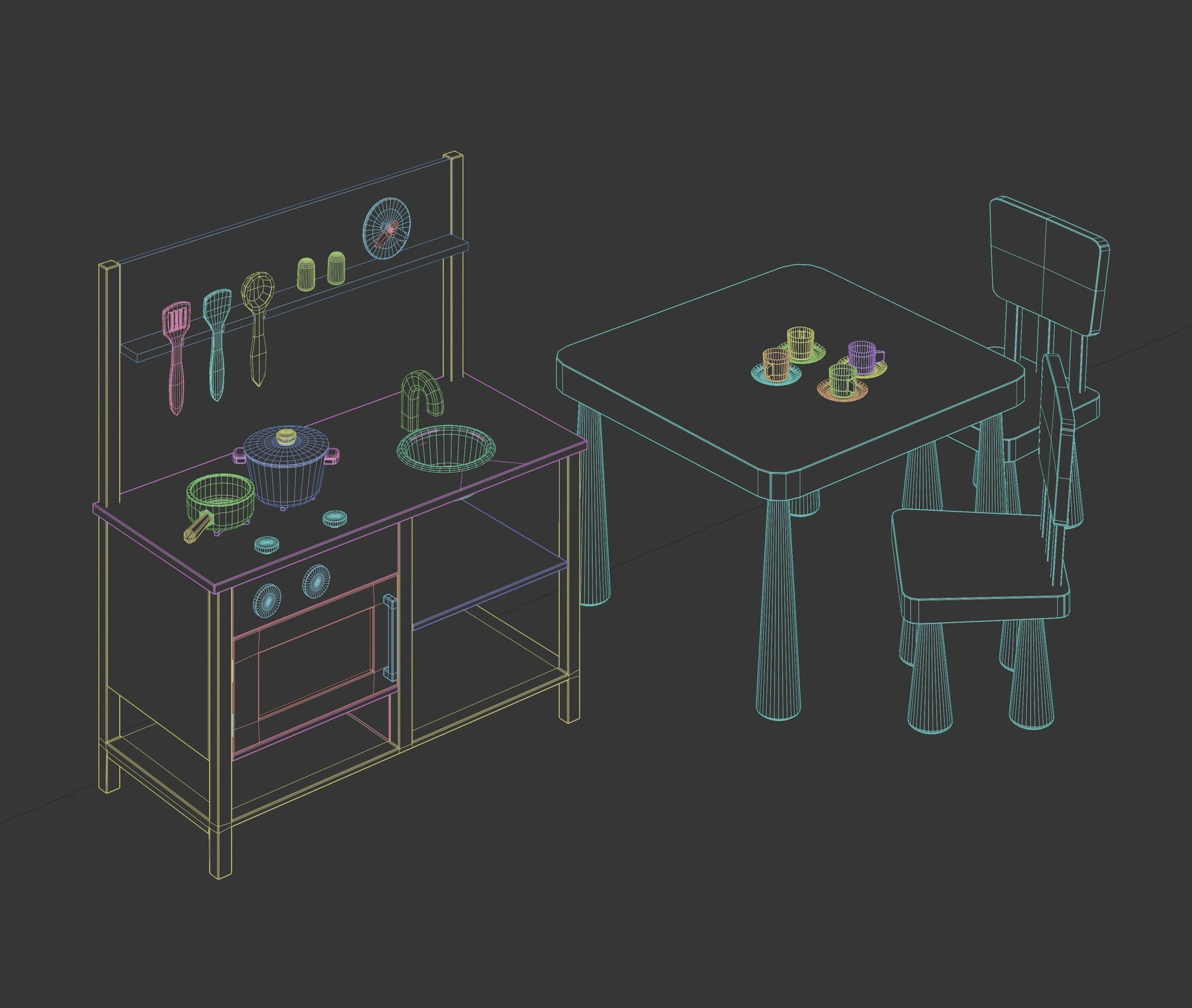 ArtStation - Kids Kitchen Toys | Game Assets