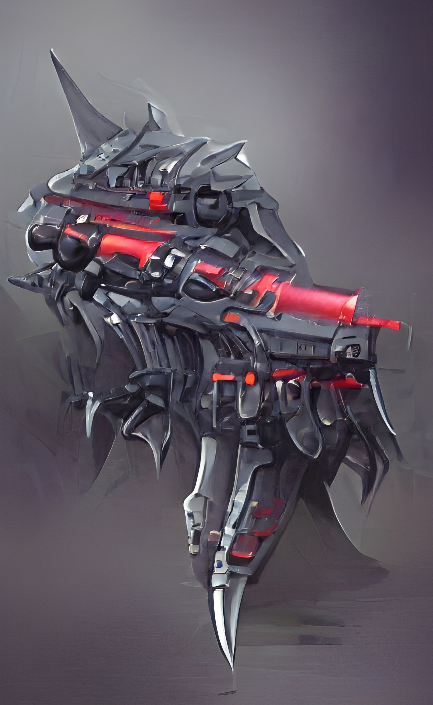 ArtStation - 350 weapon Shape stylized for matte painting of nft maker ...