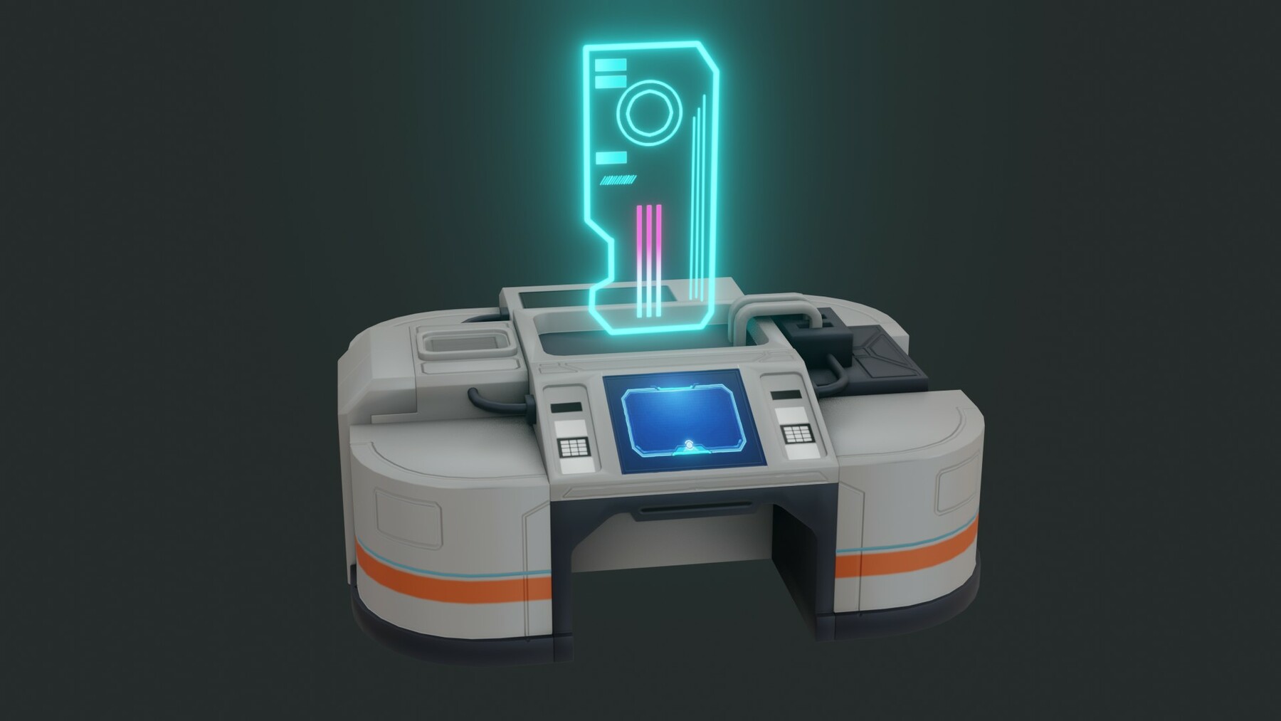 ArtStation - Sci-Fi Control Panel - Low Poly - Game Ready - PBR | Game ...
