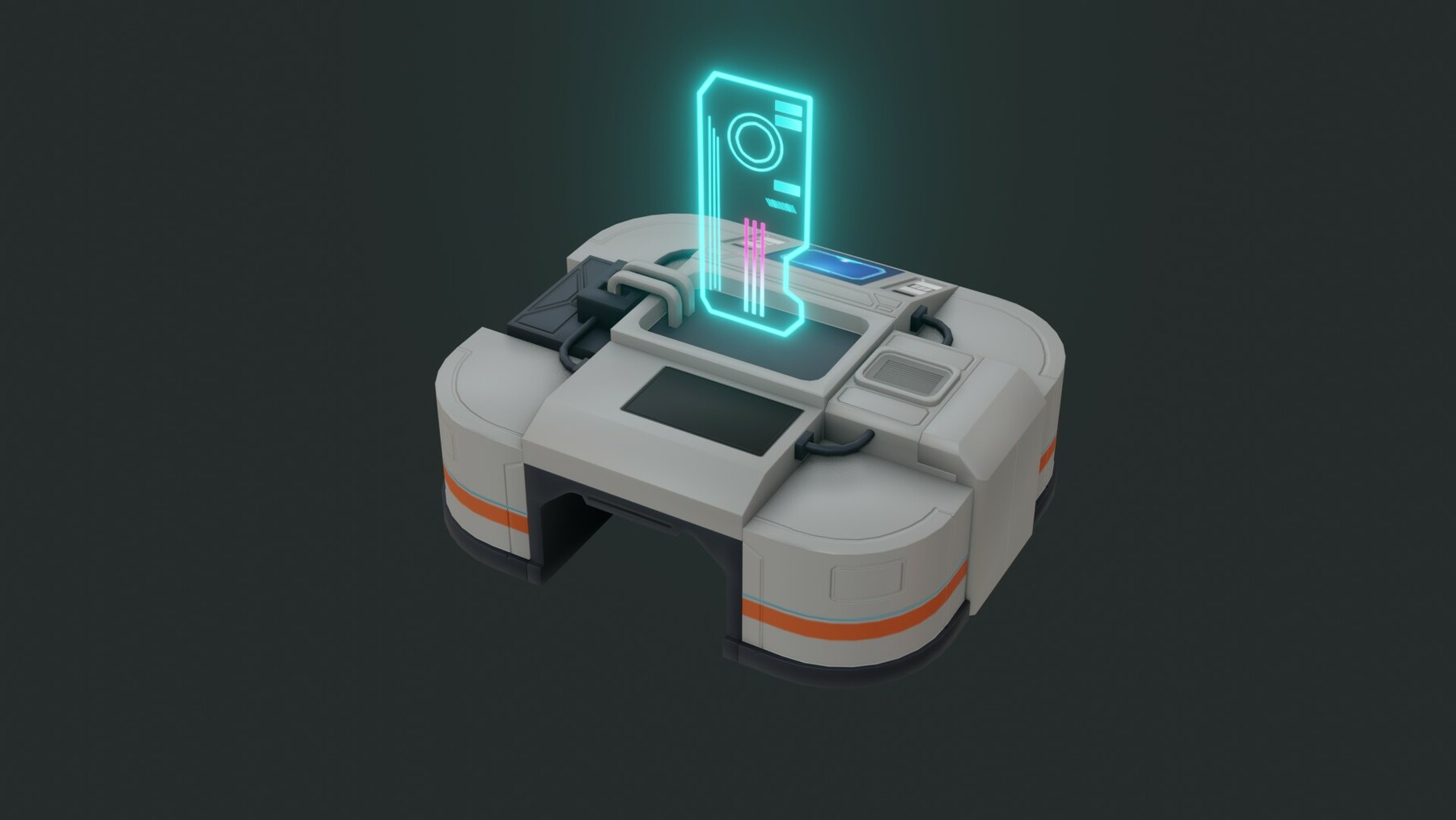ArtStation - Sci-Fi Control Panel - Low Poly - Game Ready - PBR | Game ...