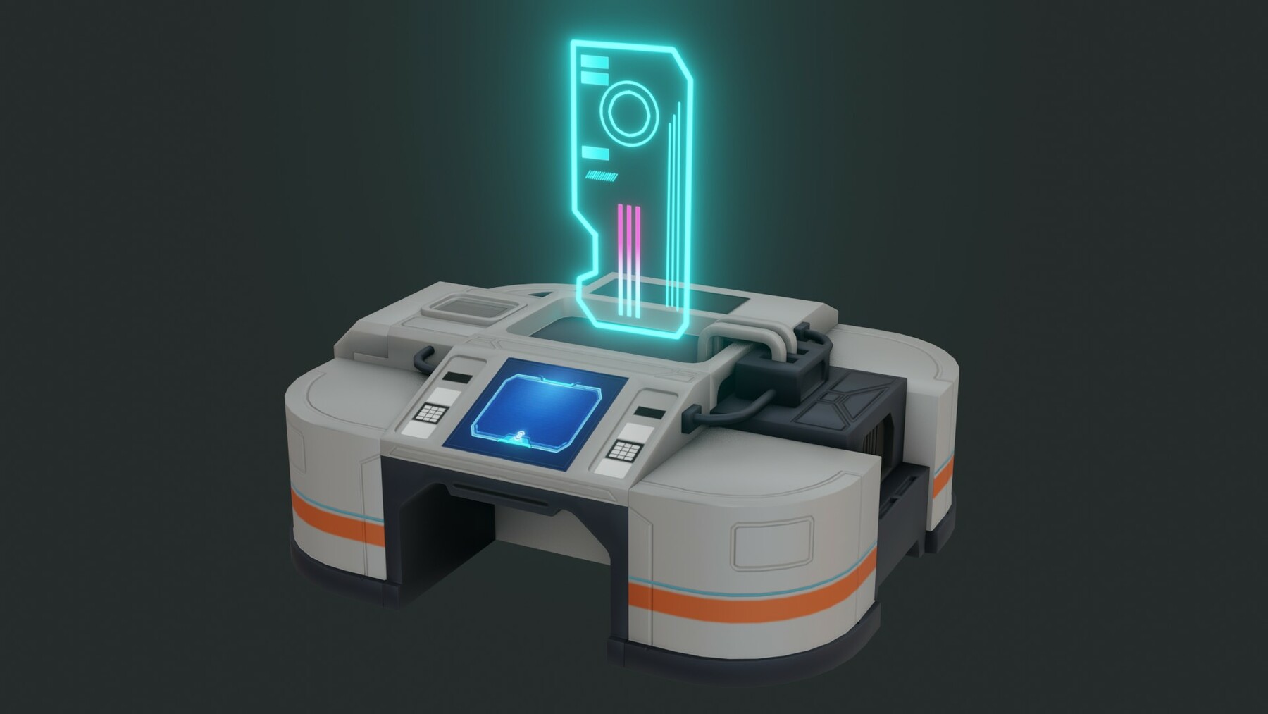 ArtStation - Sci-Fi Control Panel - Low Poly - Game Ready - PBR | Game ...