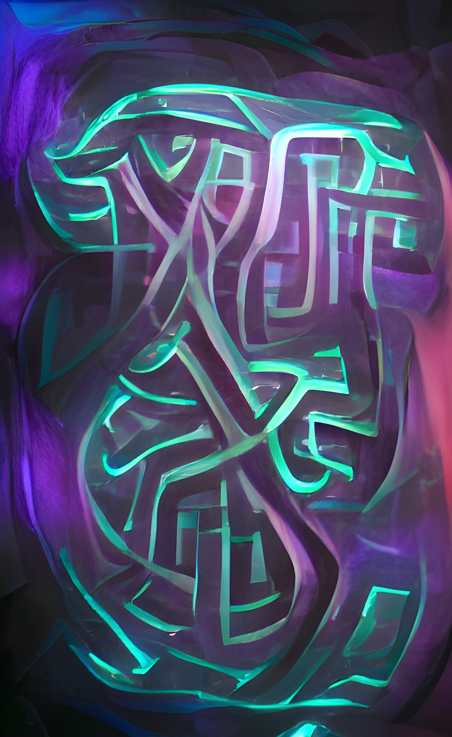 ArtStation - 500 Rune and Glyph matrix style 500 image pack background ...