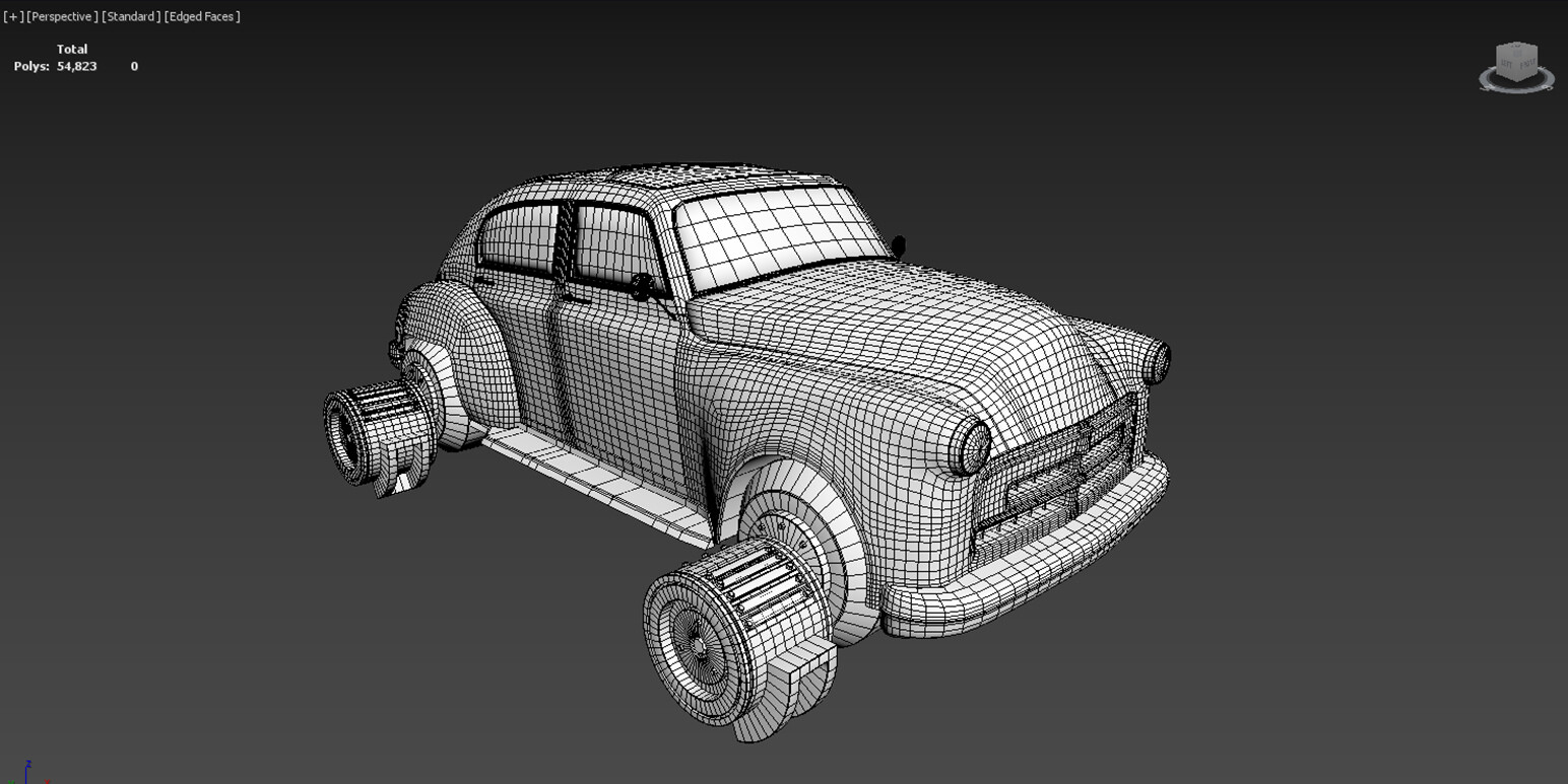 ArtStation - Sci-fi Vintage Car | Game Assets