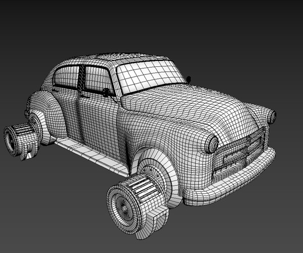 ArtStation - Sci-fi Vintage Car | Game Assets