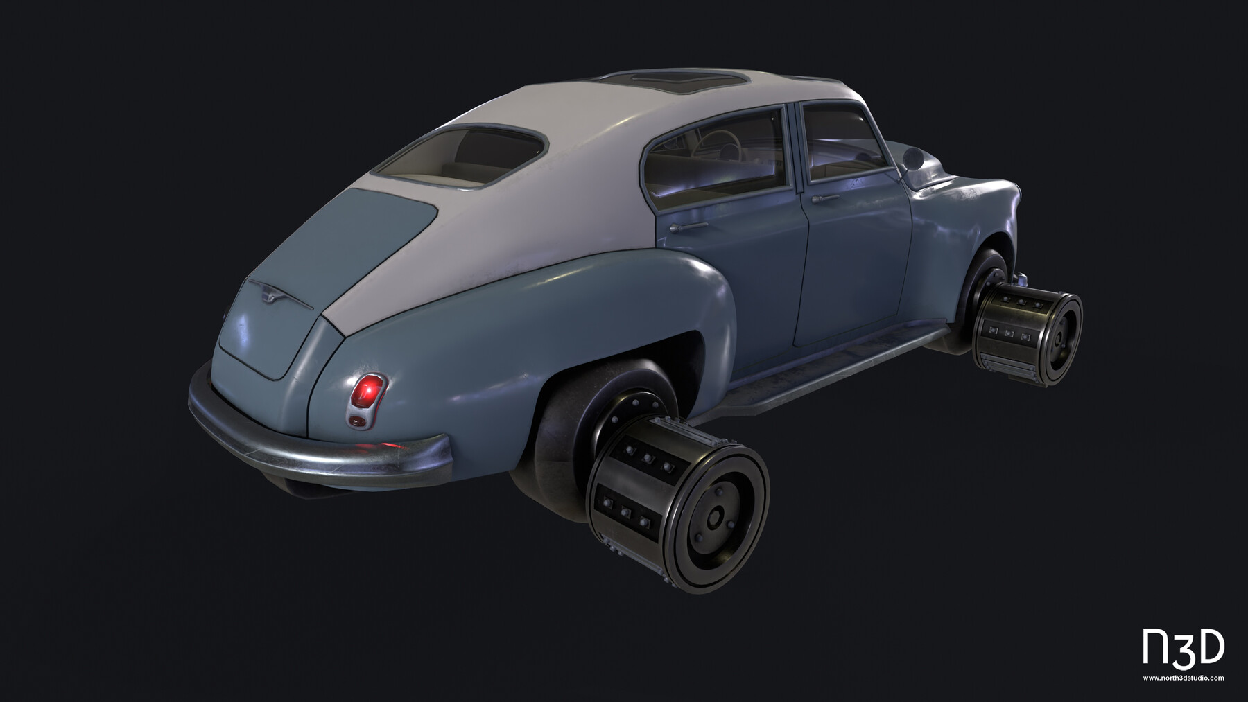 ArtStation - Sci-fi Vintage Car | Game Assets