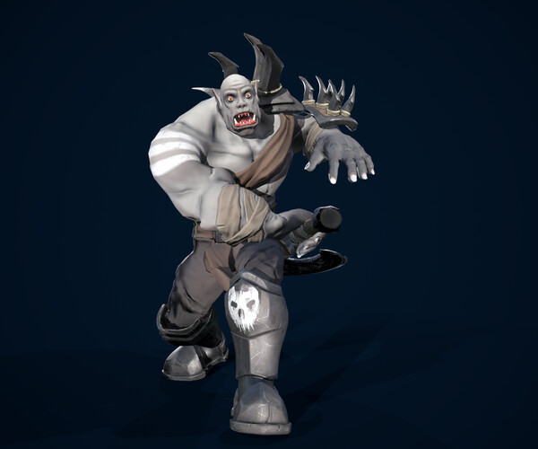 ArtStation - Orc - Rage of Axe | Game Assets
