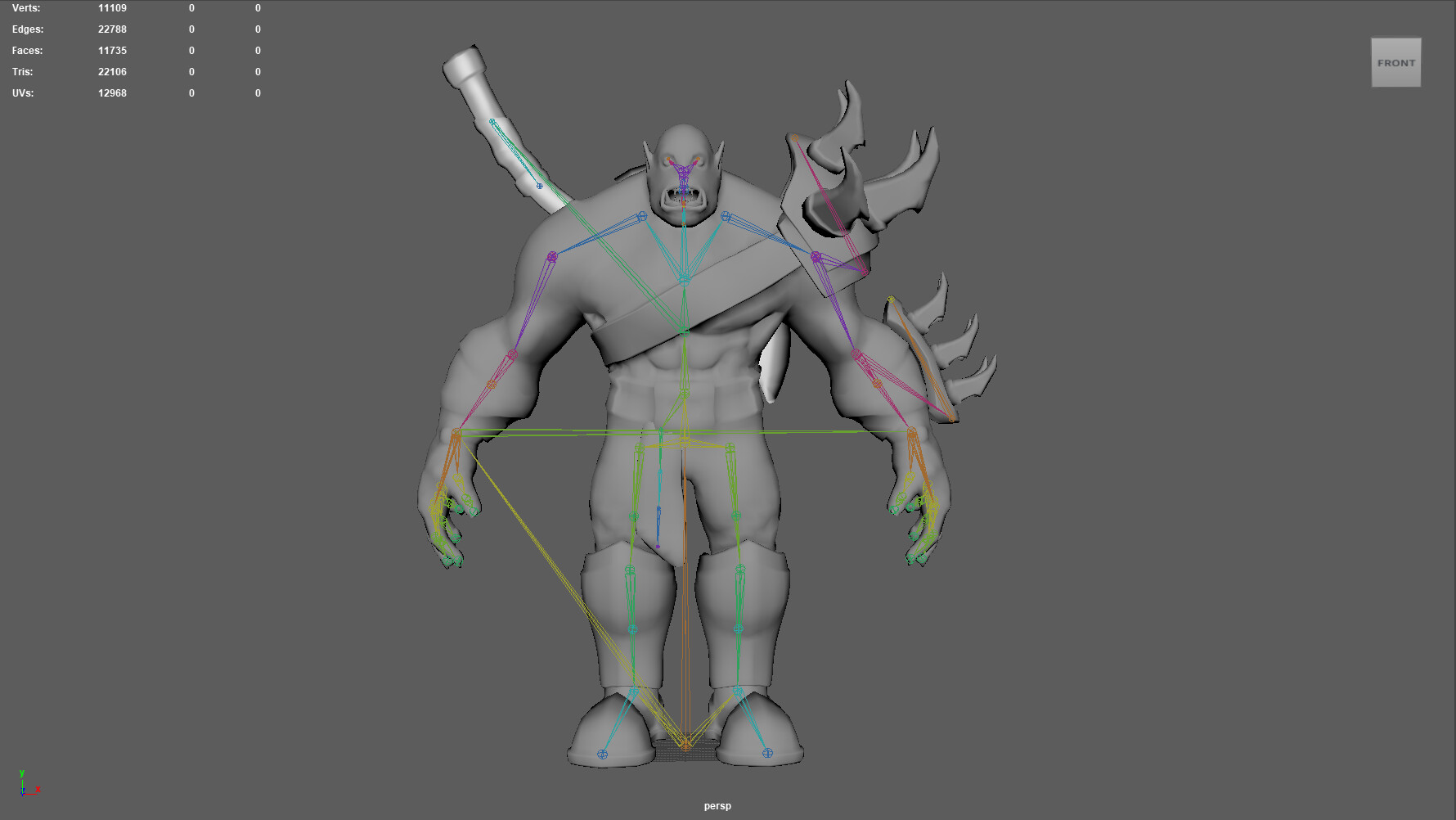 ArtStation - Orc - Rage of Axe | Game Assets