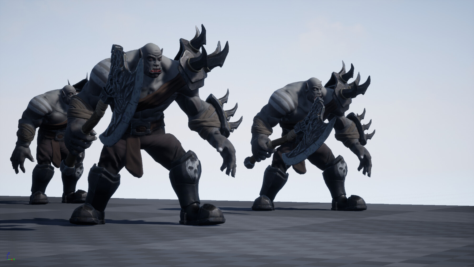 ArtStation - Orc - Rage of Axe | Game Assets