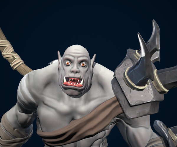 ArtStation - Orc - Rage of Axe | Game Assets
