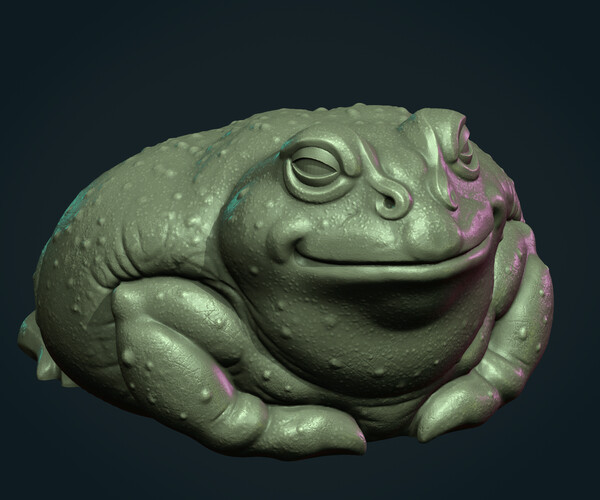 ArtStation - Fat Toad Frog | Resources