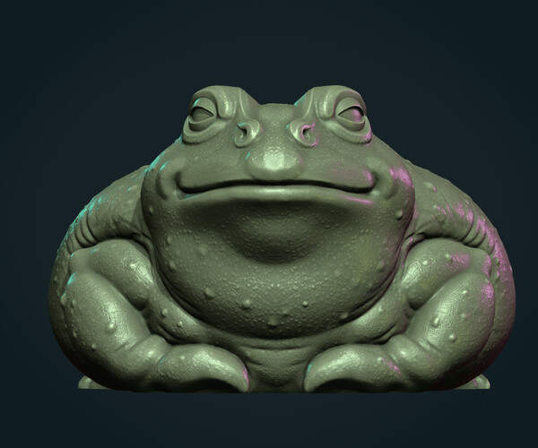 ArtStation - Fat Toad Frog | Resources