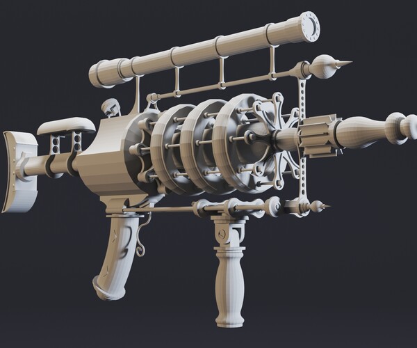 ArtStation - 6- Rayguns- High detail 3d models | Resources