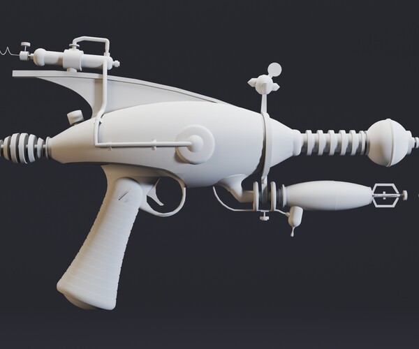 ArtStation - 6- Rayguns- High detail 3d models | Resources