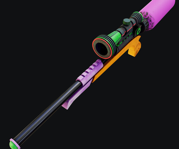 ArtStation - Water Gun PBR Low poly game ready model | Game Assets