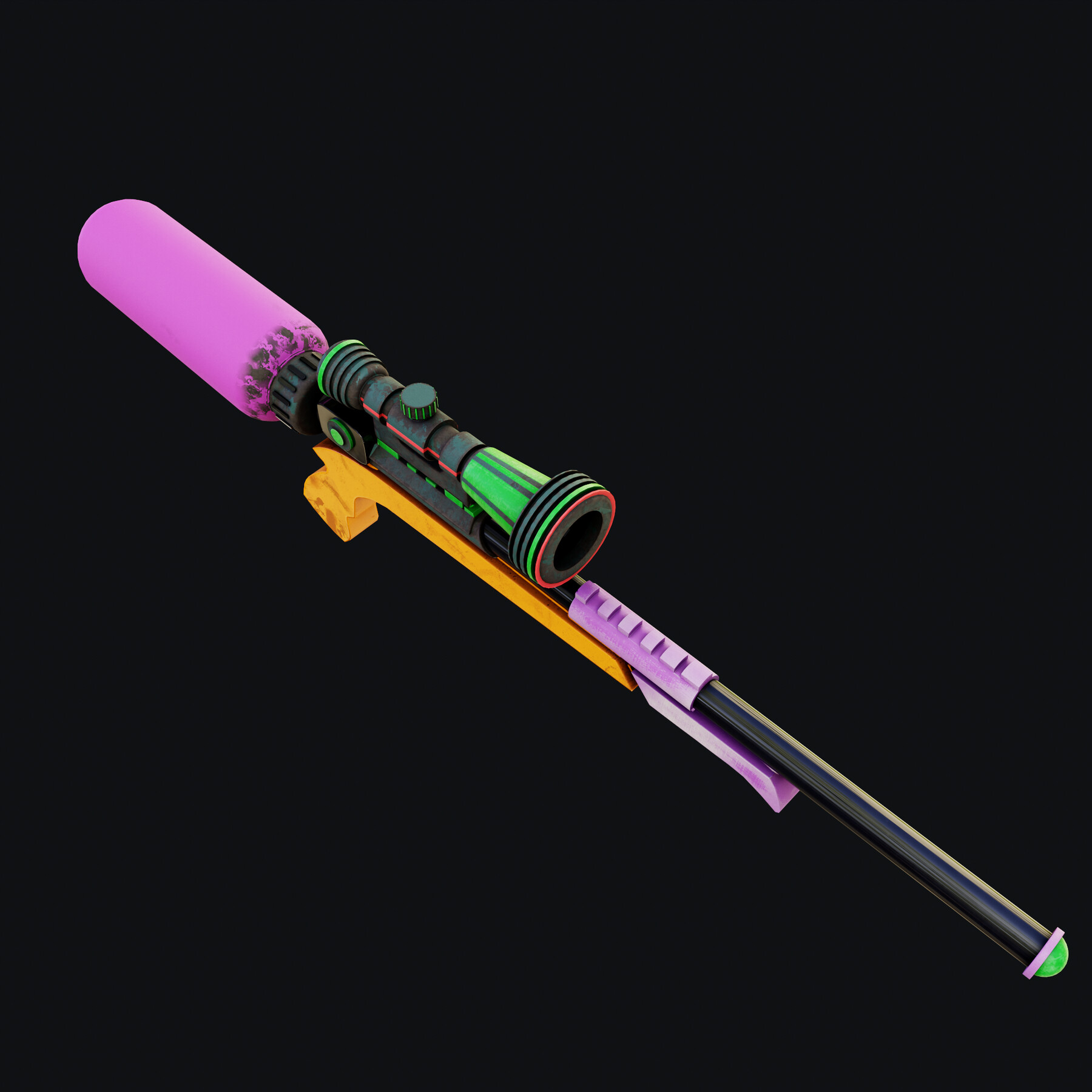 ArtStation - Water Gun PBR Low poly game ready model | Game Assets