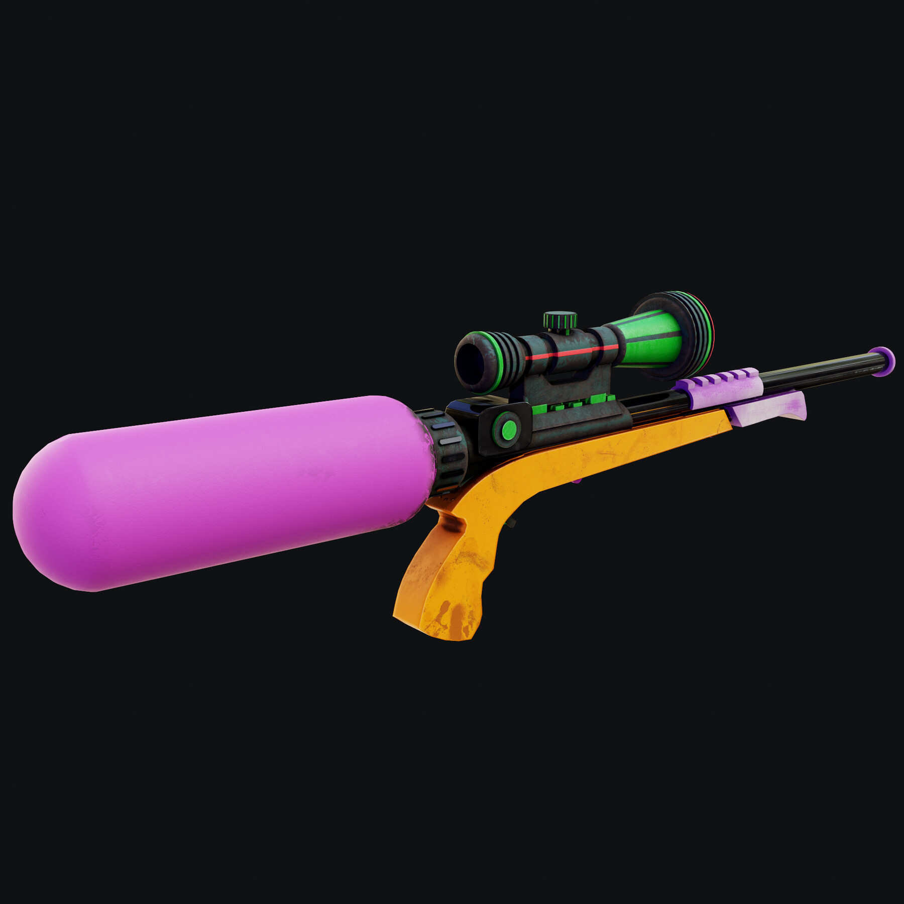 ArtStation - Water Gun PBR Low poly game ready model | Game Assets