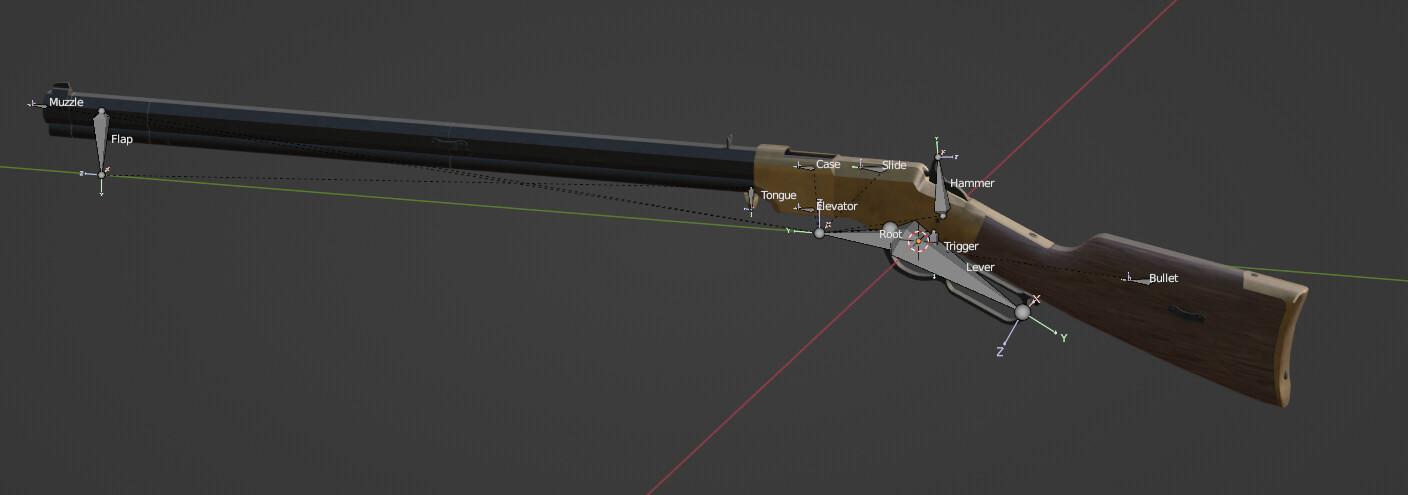 ArtStation - Henry 1860 Rifle | Game Assets