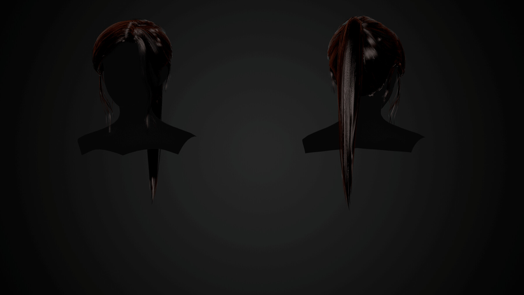 ArtStation - Female Hair Collection 02 - Game Ready | Game Assets