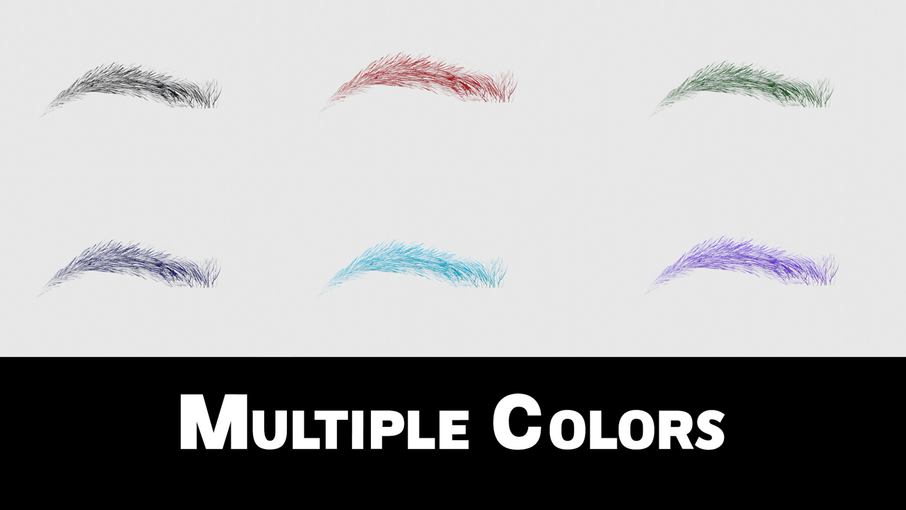 ArtStation - Realistic Eyebrows ( Game Ready ) Model | Resources