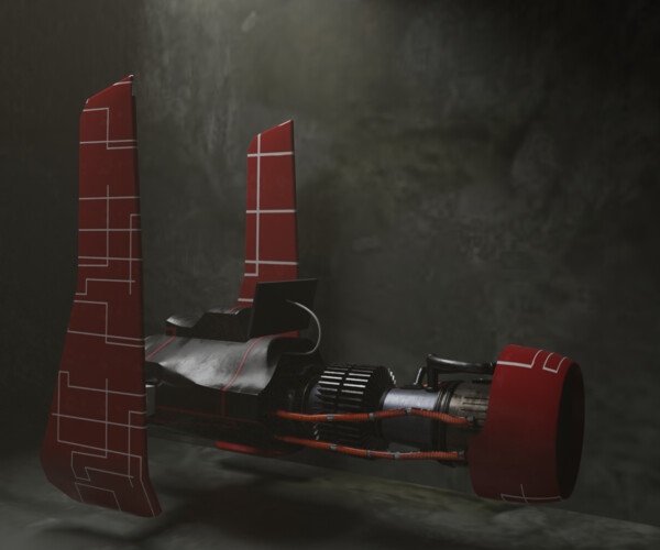 ArtStation - jet moto engine | Game Assets